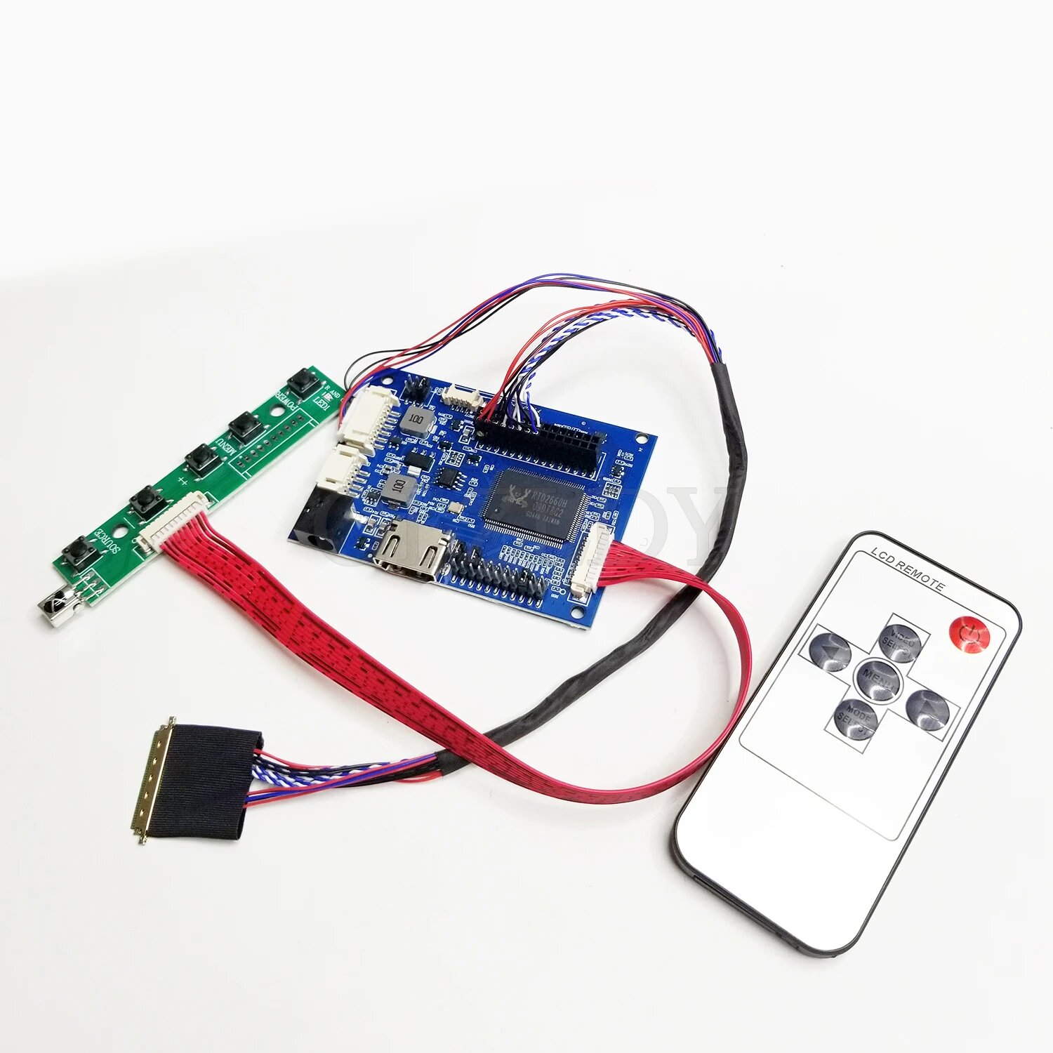 Плата драйвера для LP156WH2 B116XW03 B140XW01, 40-контактный контроллер ЖК-экрана, HDMI-LVDS для ноутбуков 1366x768, LED-монитор DIY