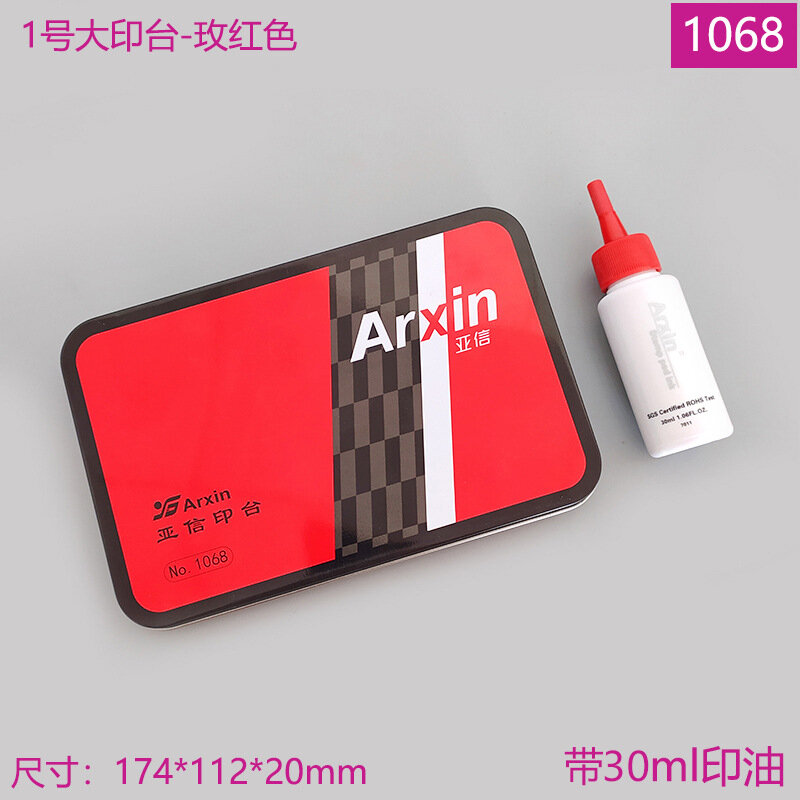 Большой быстросохнущий штемпельный блок красного и черного цветов, для отпечатков рук и ног, квадратный штемпельный блок, большая заготовка для штампа, многоцветный штемпельный блок.