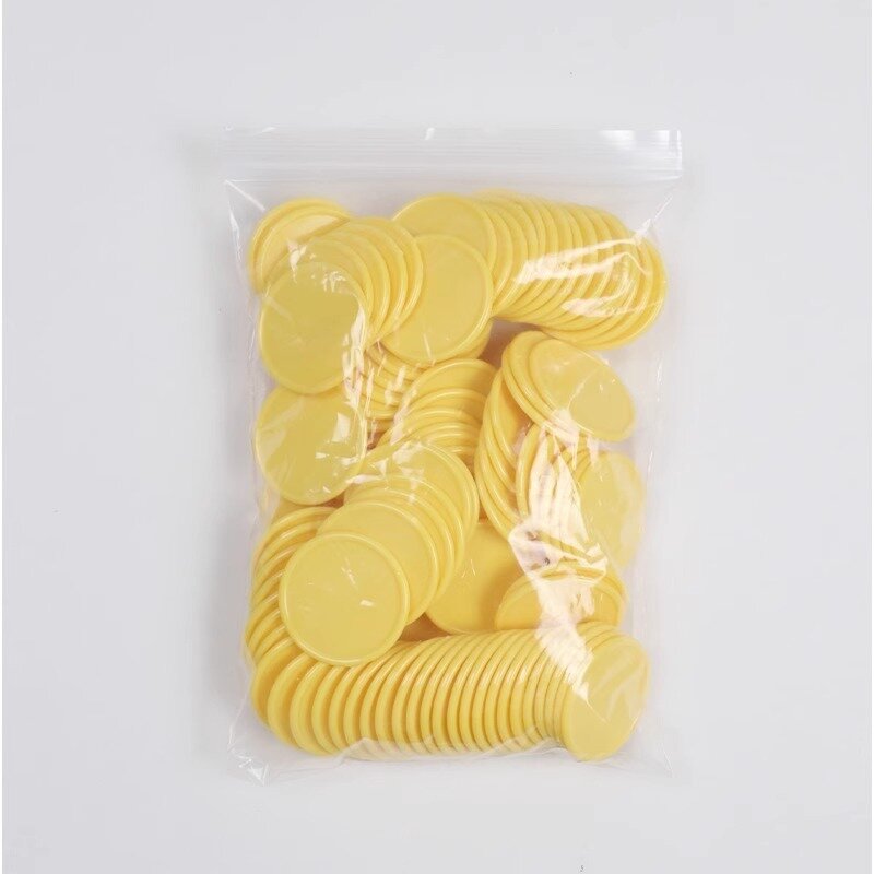 2,5 см однотонные пластиковые монеты для детского сада, награды, обменные чипсы, жетоны, баллы, бесплатная доставка, оптовая продажа