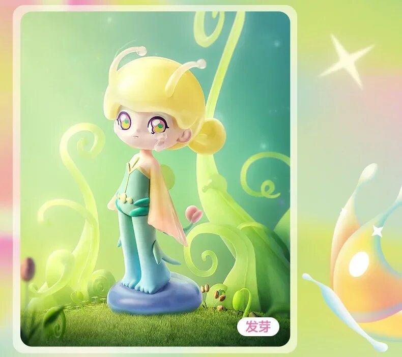 POP MART Azura Spring Fantasy Series фигурки-сюрпризы Germination