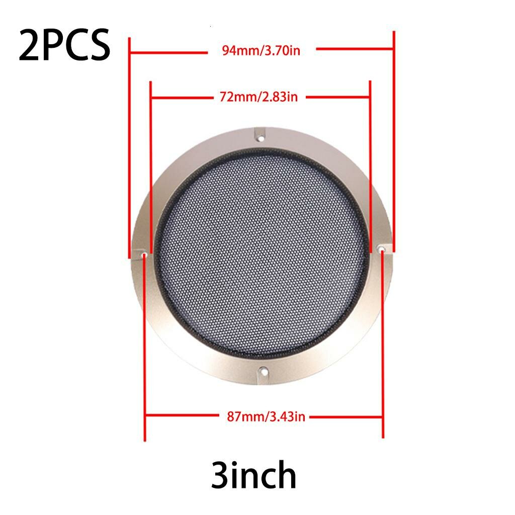 Сетка для динамика 2/3/4/5/6,5/8/10 дюймов, B