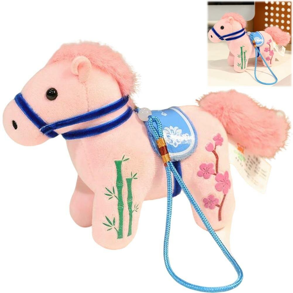 Мягкая игрушка-пони в виде фигурки для декора и подвески