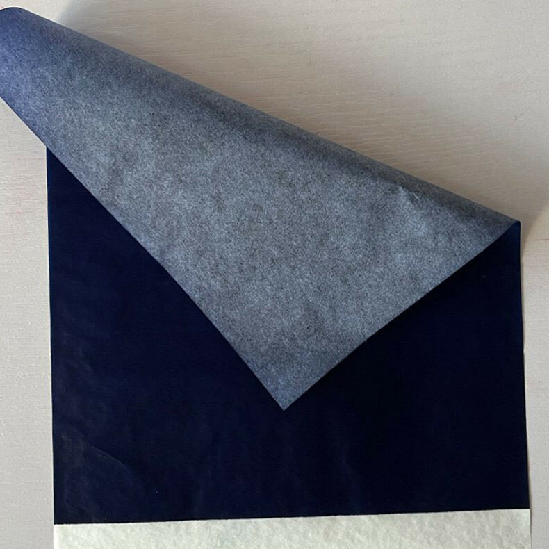 Большая бумага A4Step синяя, копировальная бумага, тонкая бумага для гравировки, бесплатная копировальная бумага, бумага для копирования, бумага для вытирания изображений Lantuo