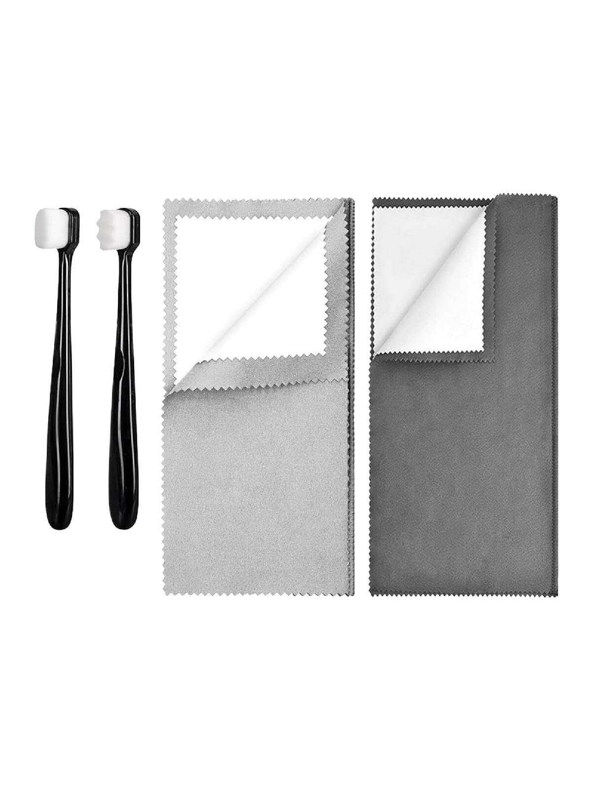 Расширенный набор средств для чистки серебра Включает микрофибру и щетку