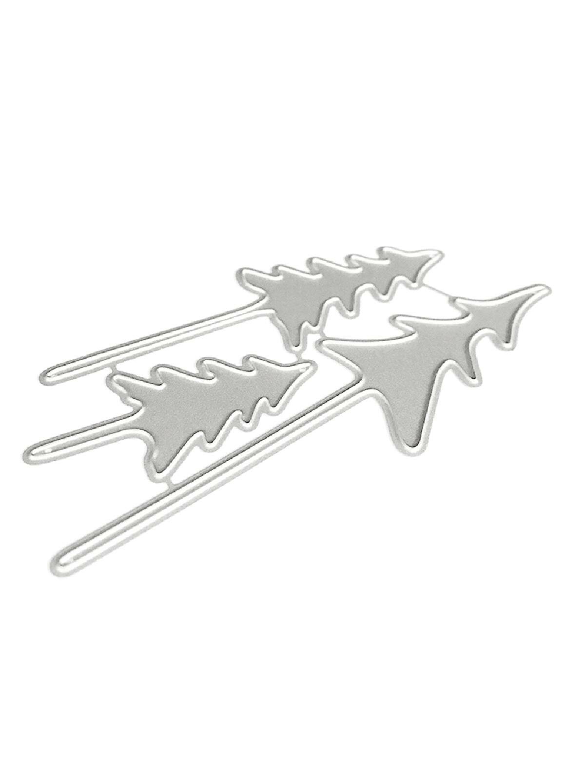 Рождественская Елка Для Резки Металла Умирает Трафарет DIY Альбом Для Скрапбукинга Штамп Бумажный Автомобиль