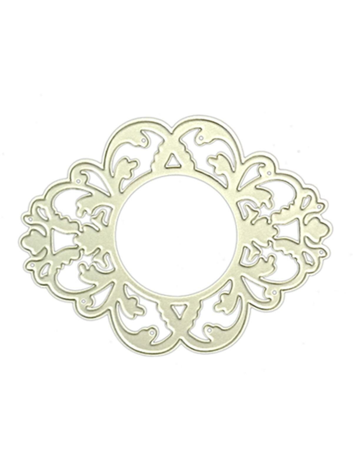 Трафарет для вырезания зеркал Макраме, альбом для скрапбукинга "Сделай сам", бумажная открытка для штамповки альбомов