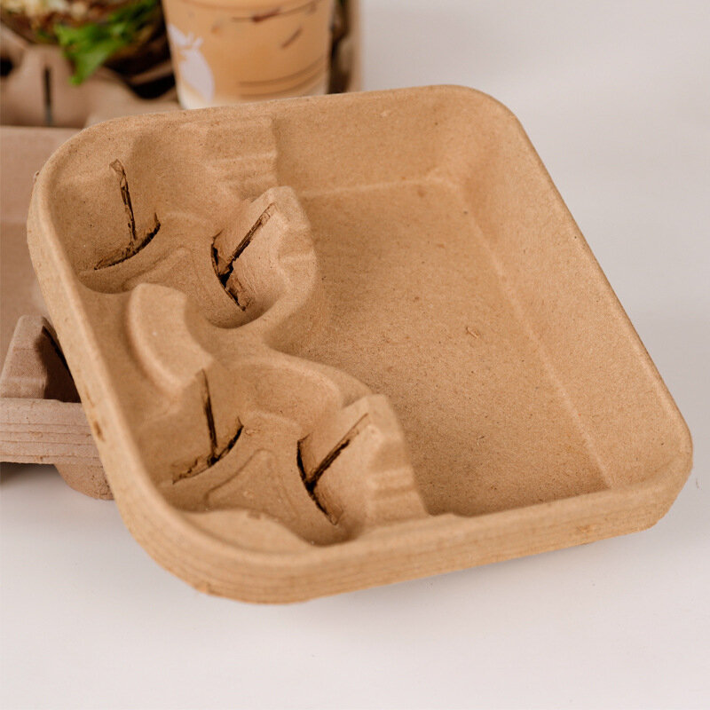 Одноразовые бумажные подставки для чашек с молоком, кофе, бумажные подставки, однослойные, двухслойные, четырехслойные, рвущиеся, упаковка для выноса напитков