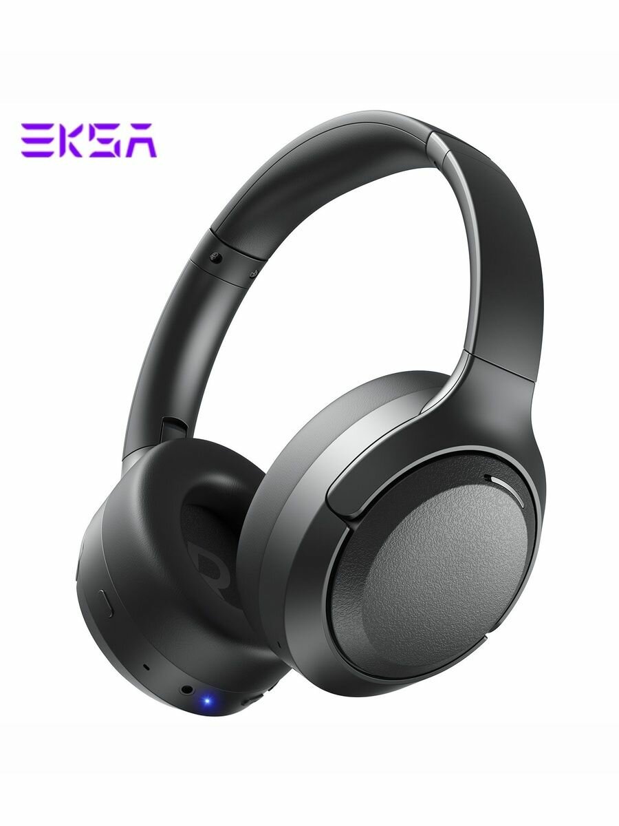 EKSA Наушники с микрофоном, Bluetooth, 3.5 мм, USB Type-C, светло-желтый беспроводные наушники гарнитура для телефона компьютерная гарнитура