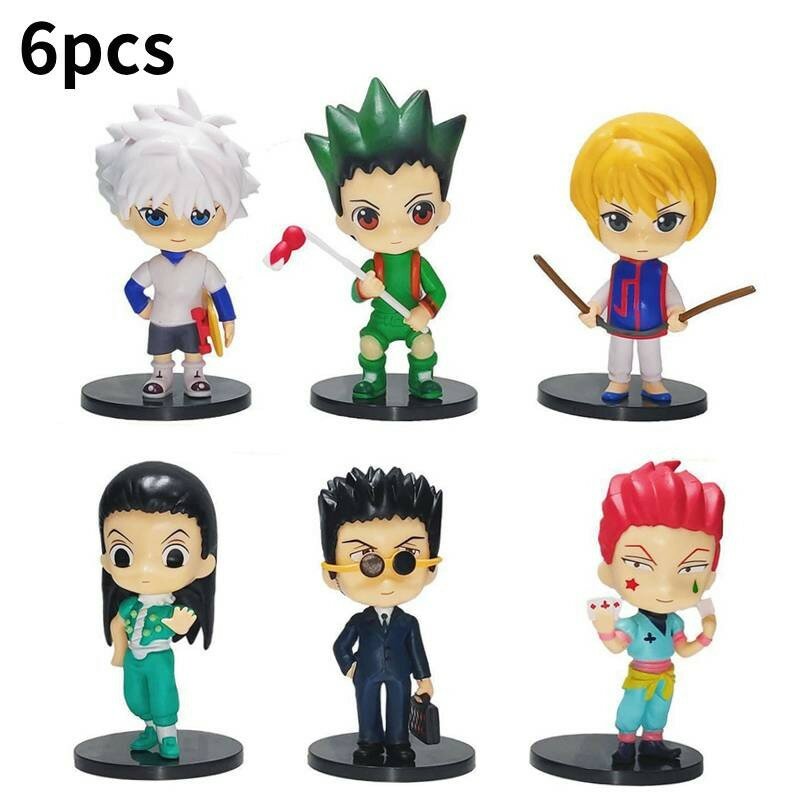 Фигурка hunter x hunter gon killua kurapika hisoka, 10 см