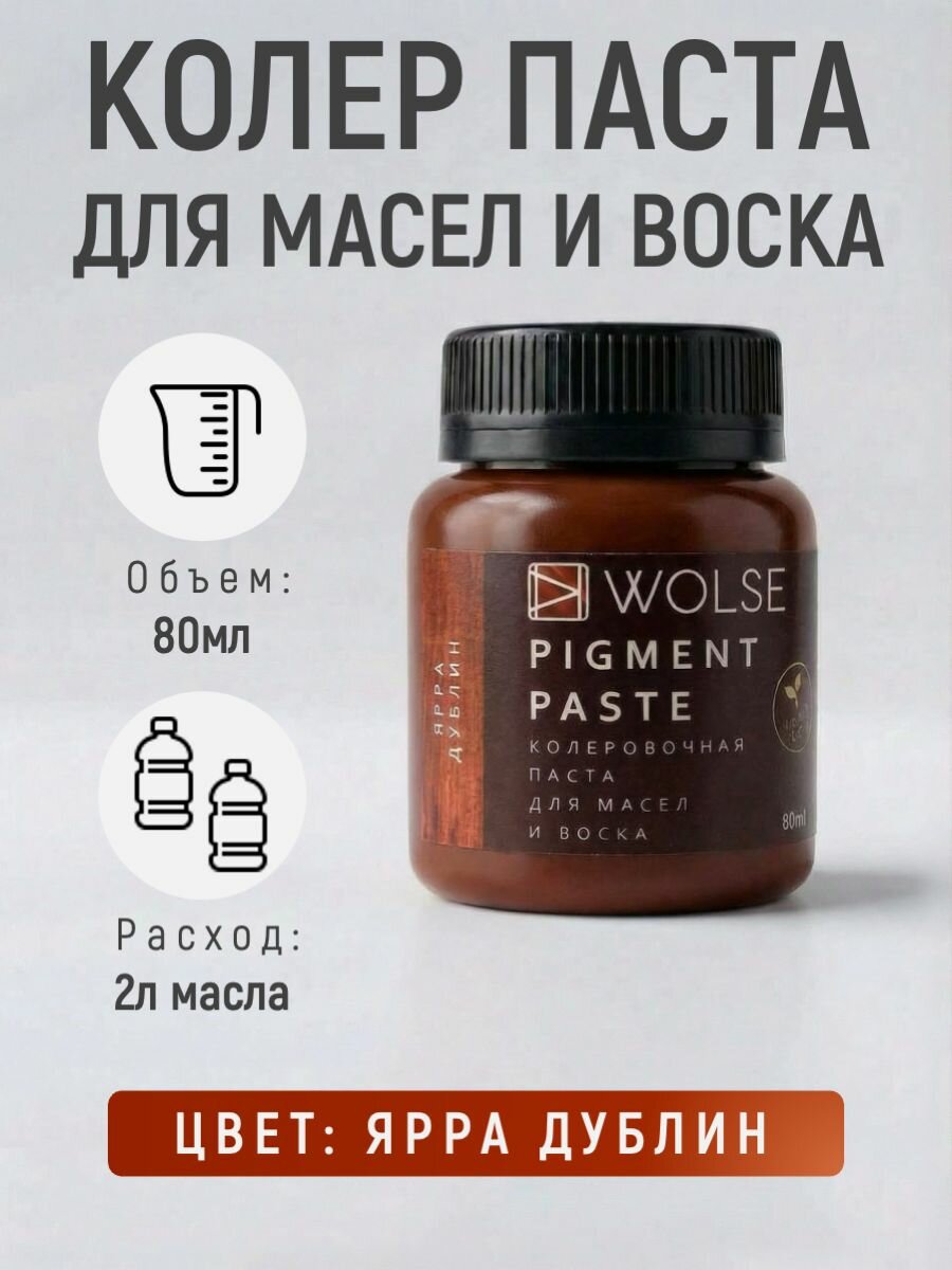 Колер-паста для масел и восков