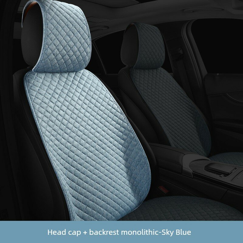 Универсальный чехол для автомобильных сидений Leapmotor C11, C10, T03, S01 из льна, всесезонный, комплект из трех