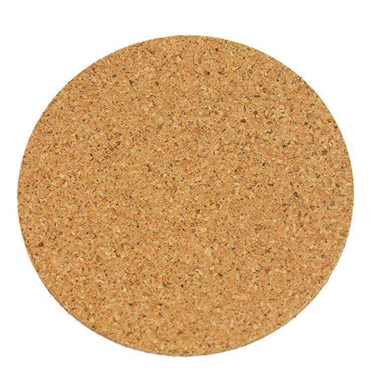 Корковые подставки в наличии, корковые коврики, круглые и квадратные подставки для горшков, керамические термоизоляционные коврики, с возможностью нанесения логотипа, кросс-бордерные продукты