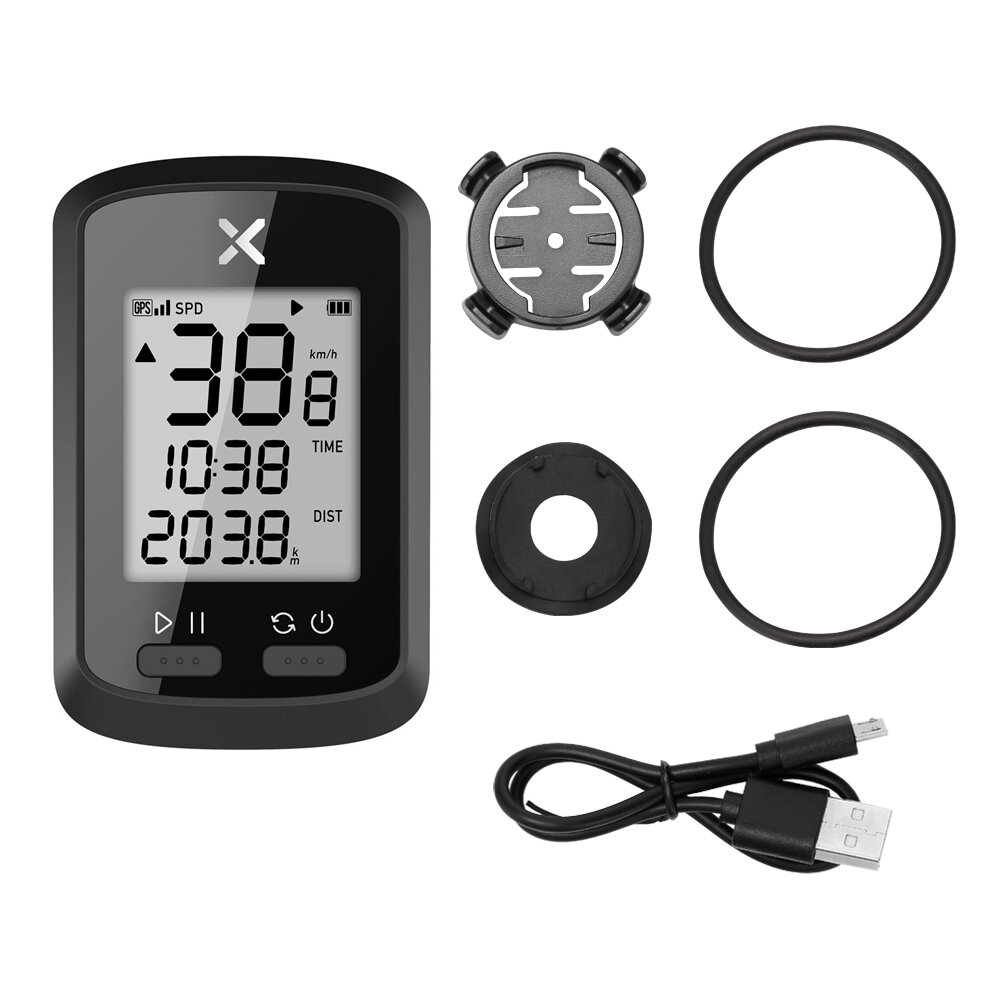 Bike Computers G Wireless Global Position System Speedometer Waterproof IPX7 Road Bike MTB Bicycles Backlight 1.8-inch LCD Bicycle Stopwatch Cycling Computers BT 5.0 Can Connect App 3.7V 500mAh Battery 25hours 75*48*19mm 50g 1* Bike Computers 2* Rubber
