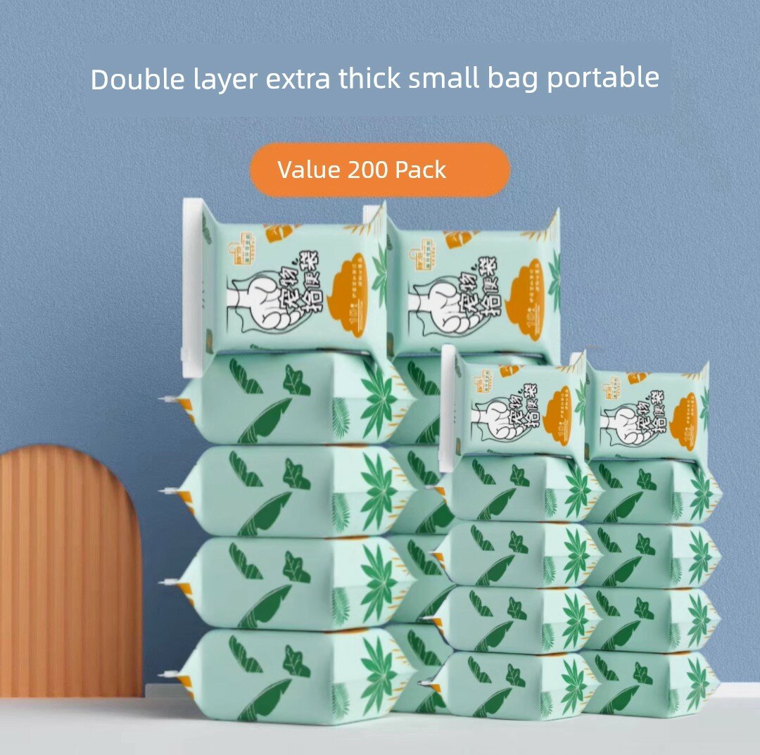 Пакеты для собачьих отходов, пакеты для уборки за собаками, инструмент для сбора собачьих экскрементов, мусорные