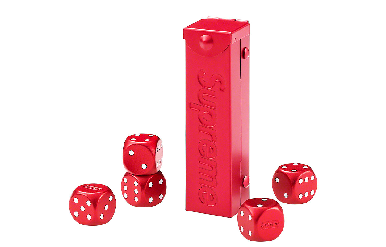 Набор игральных костей унисекс Supreme Aluminum Dice Set, Red