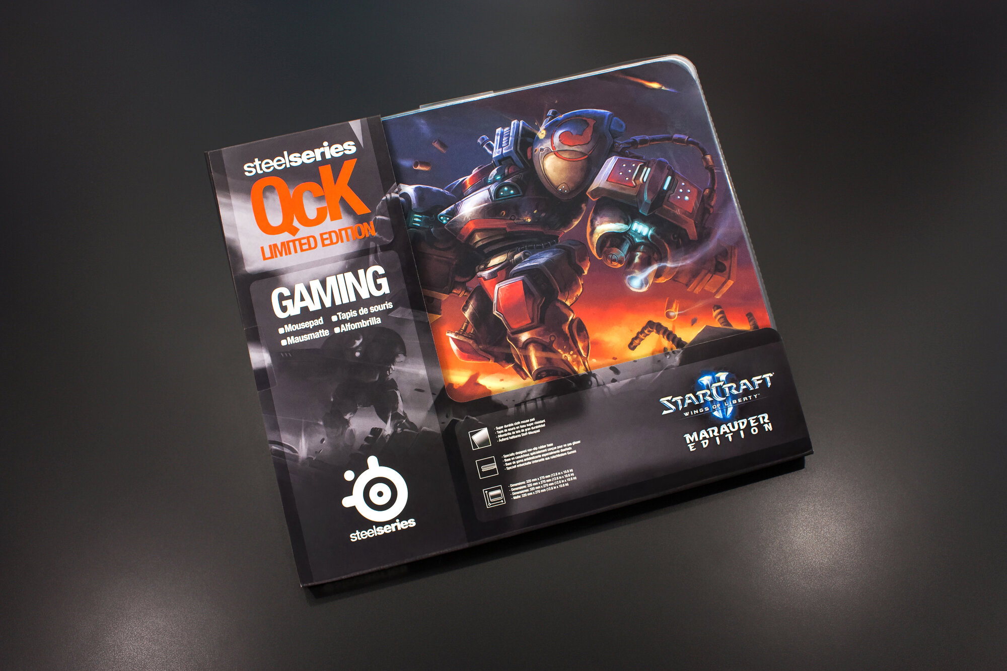 SteelSeries QcK StarCraft II Marauder Edition