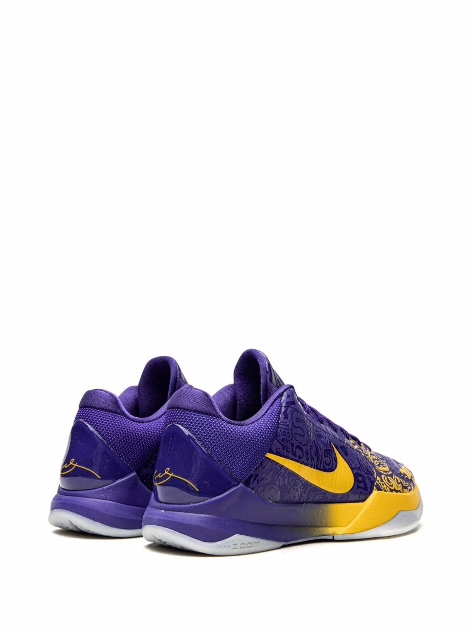 Кроссовки NIKE Kobe 5 Protro, размер 8.5 US, синий — фото 1