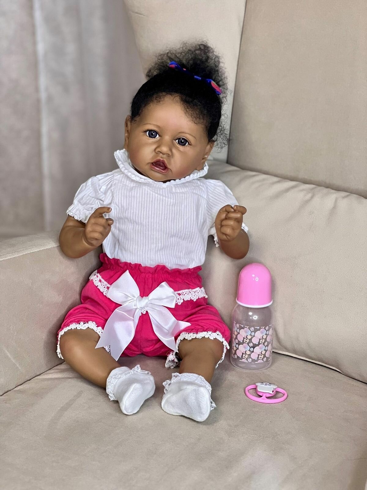 Кукла Реборн мягконабивная 55 см