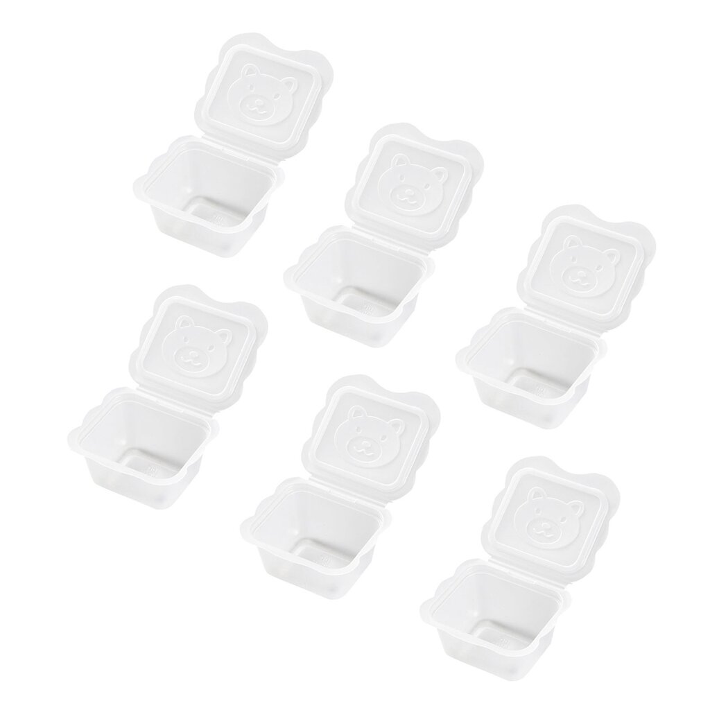 6 штук, контейнер для хранения детского питания с крышкой, легко моется