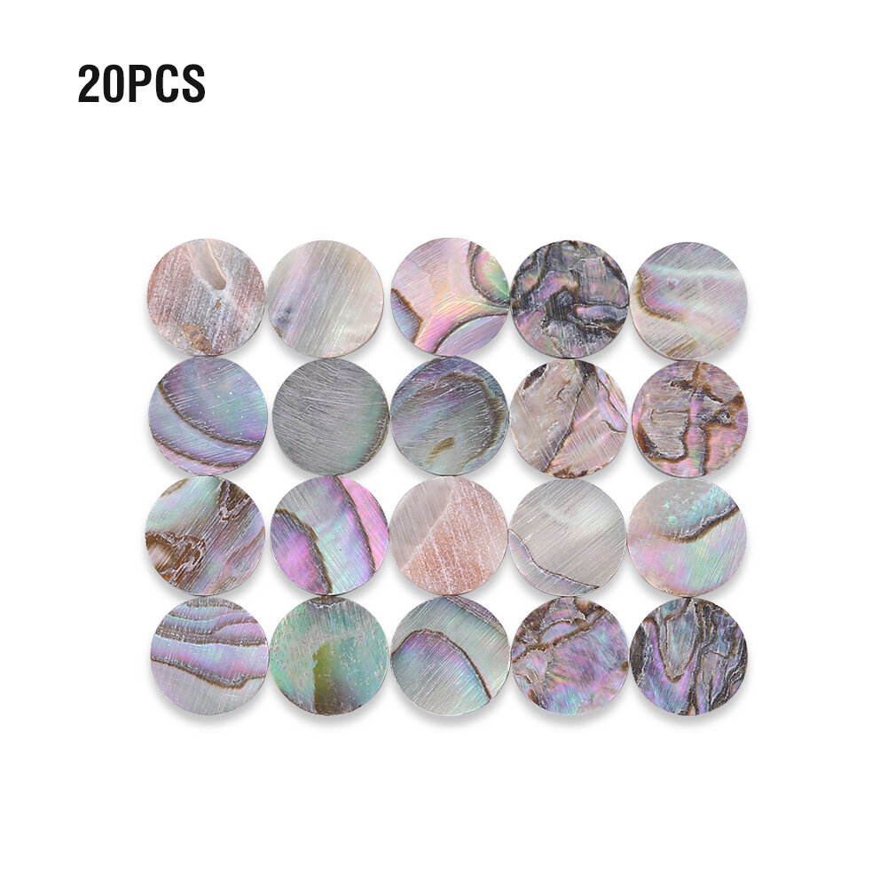 20шт Гриф 6 мм Инкрустация Точками Маркерами для Гитары Гавайская Гитара Бас Мандолина Банджо Декор