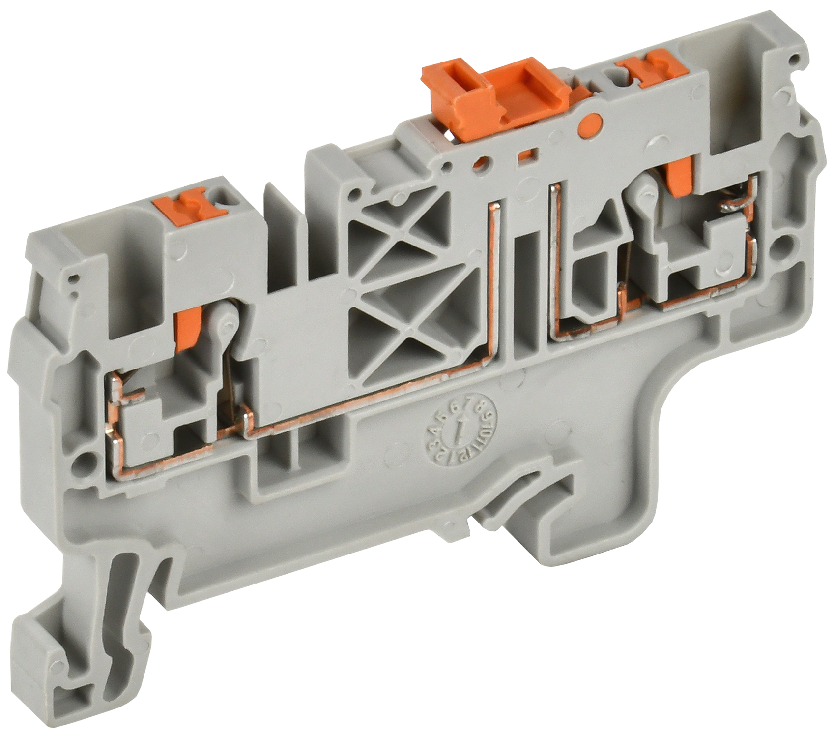 ARMAFIX Клемма пружинная Push-in CP-DT измерительная с ножевым размыкателем 2,5мм2 серая IEK IEK YCT25-04-K03-002