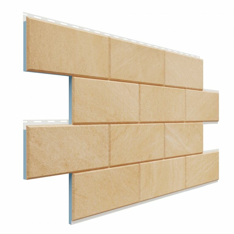 Dolomit Термосайдинг (фасадные термопанели) "Дагестанский камень" (Аморило) 1020x310x20 (уп. 14 шт.)