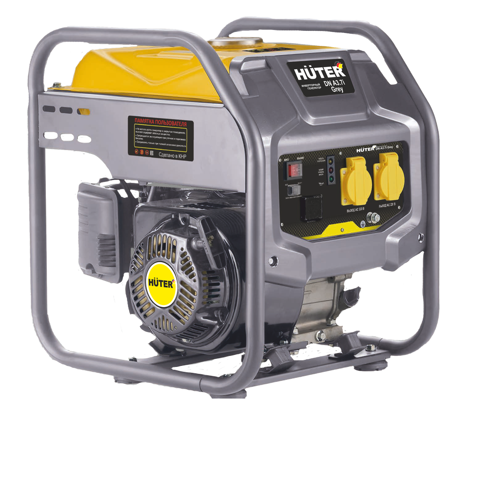 Инверторный бензиновый генератор 3.5 кВт DN A3,7i Grey Huter