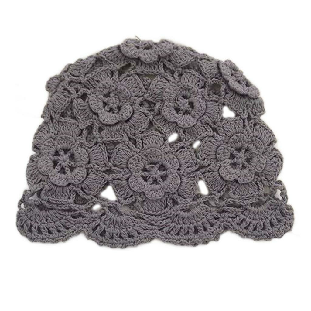 Цветочная летняя панама, Серый