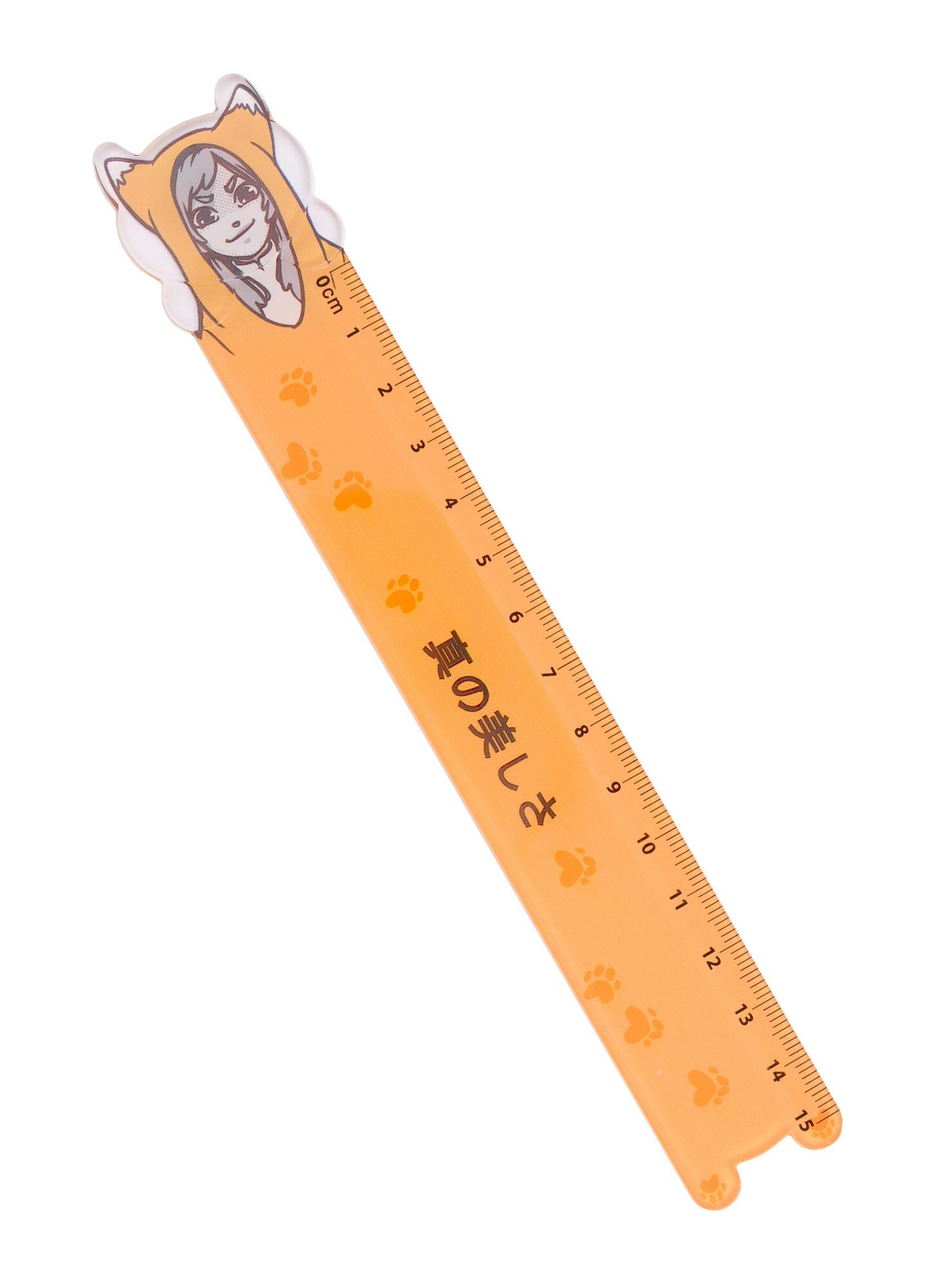 Линейка 15см "Аниме. Девушка-лиса" фигурная