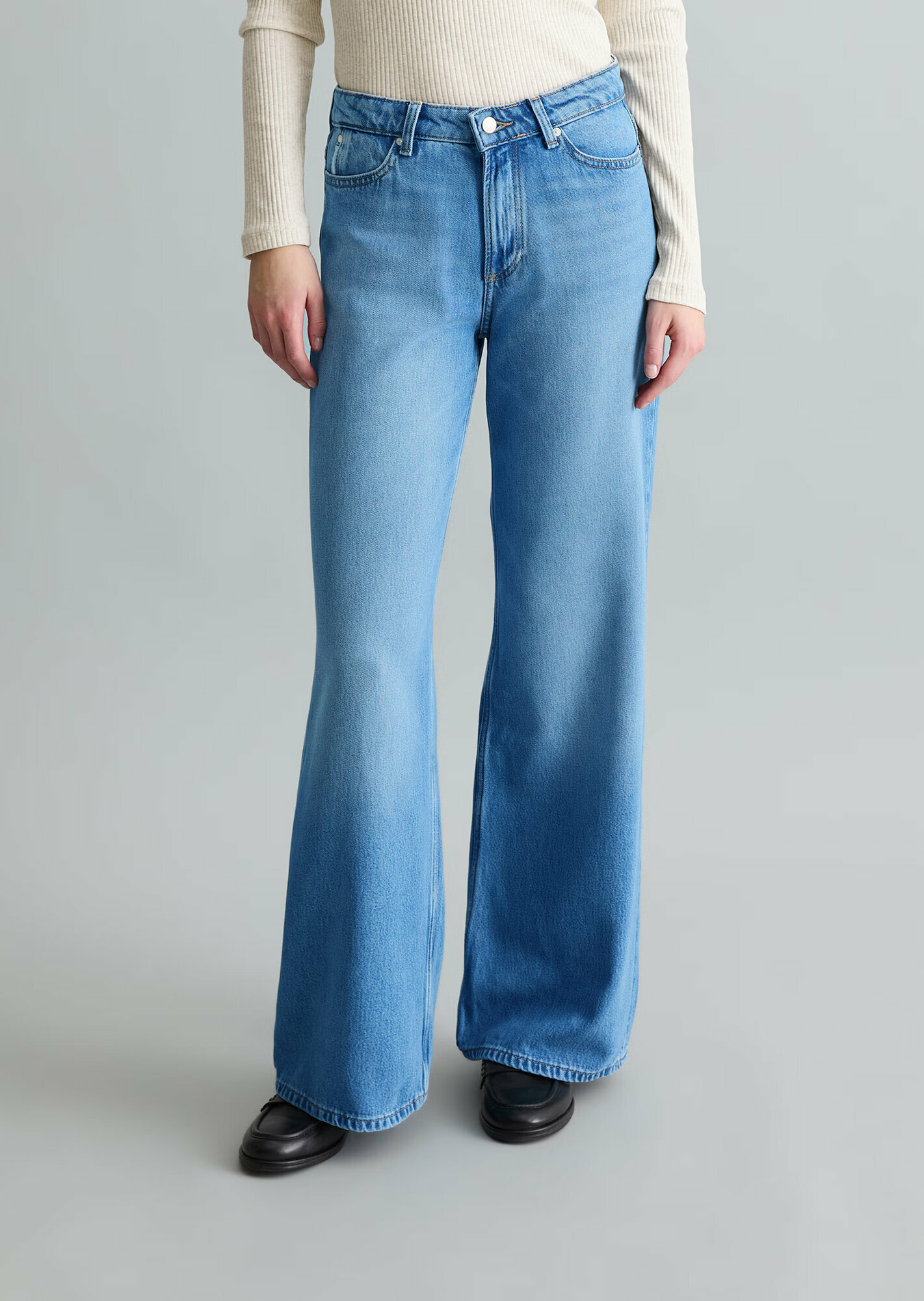 Джинсы широкие Grethe 