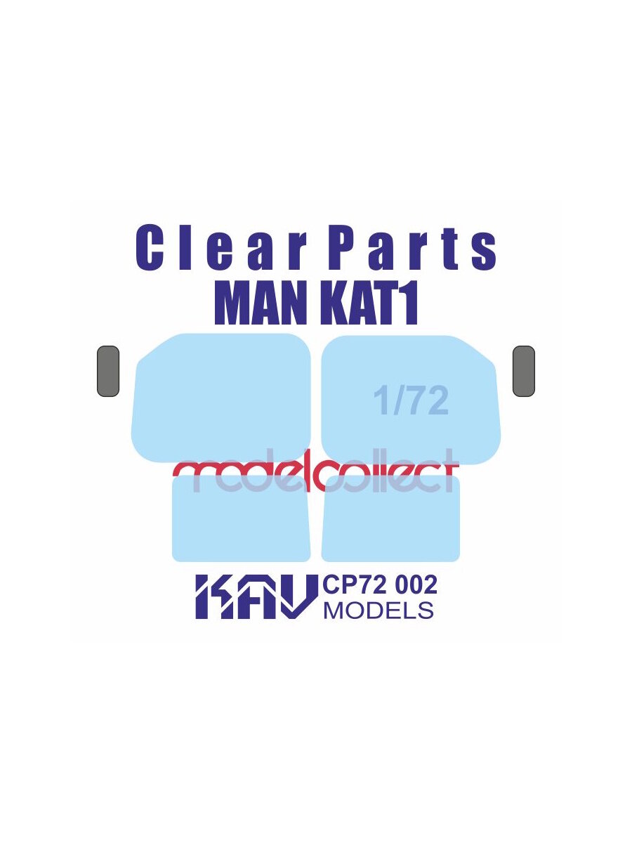Остекление для MAN KAT1 (ModelCollect) 1:72 KAV CP72 002