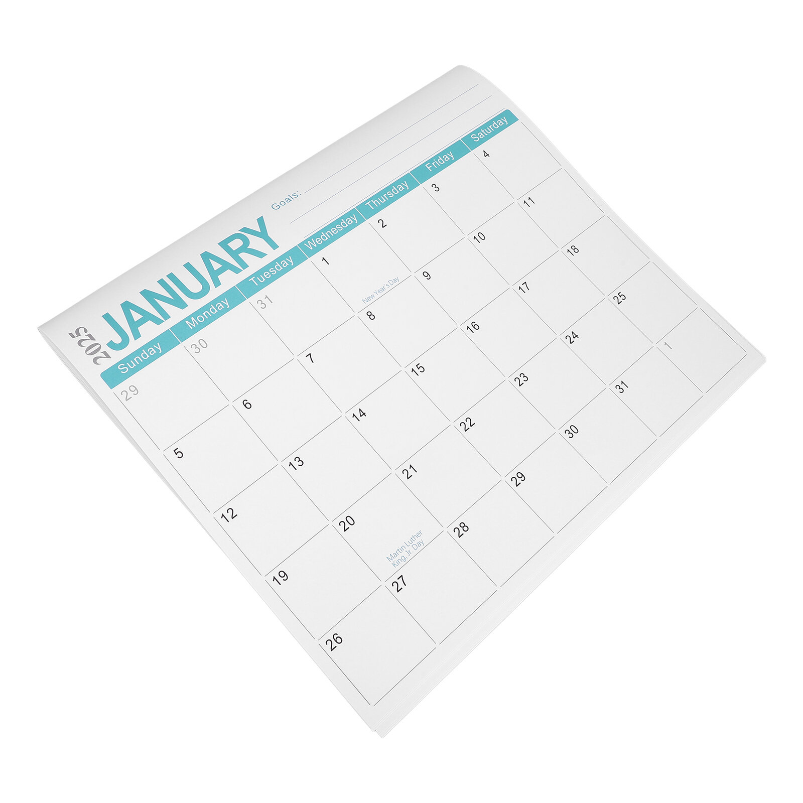 Настенный календарь на английском языке на 2024.7-2025.12, магнитный календарь-магнит на холодильник, ежемесячный календарь-планер (синяя версия 2024.7-2025.12)