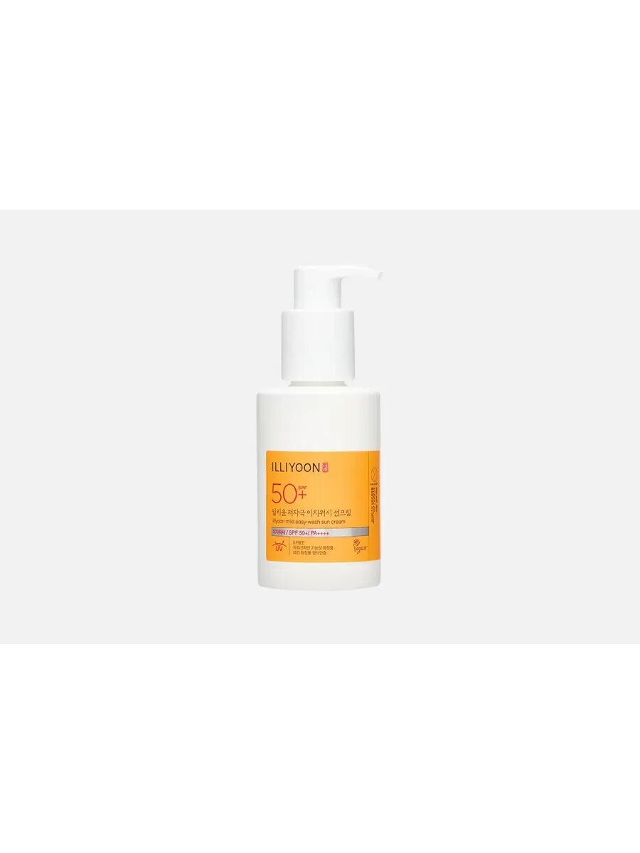 ILLIYOON mild easy-wash sun cream Солнцезащитный крем 150мл