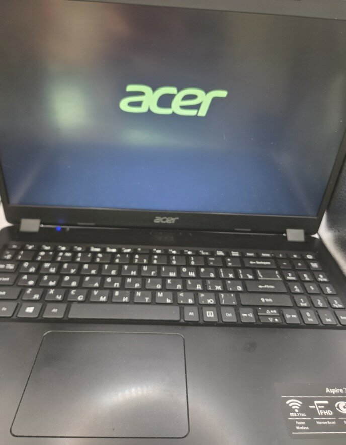Ноутбук Acer, чёрный