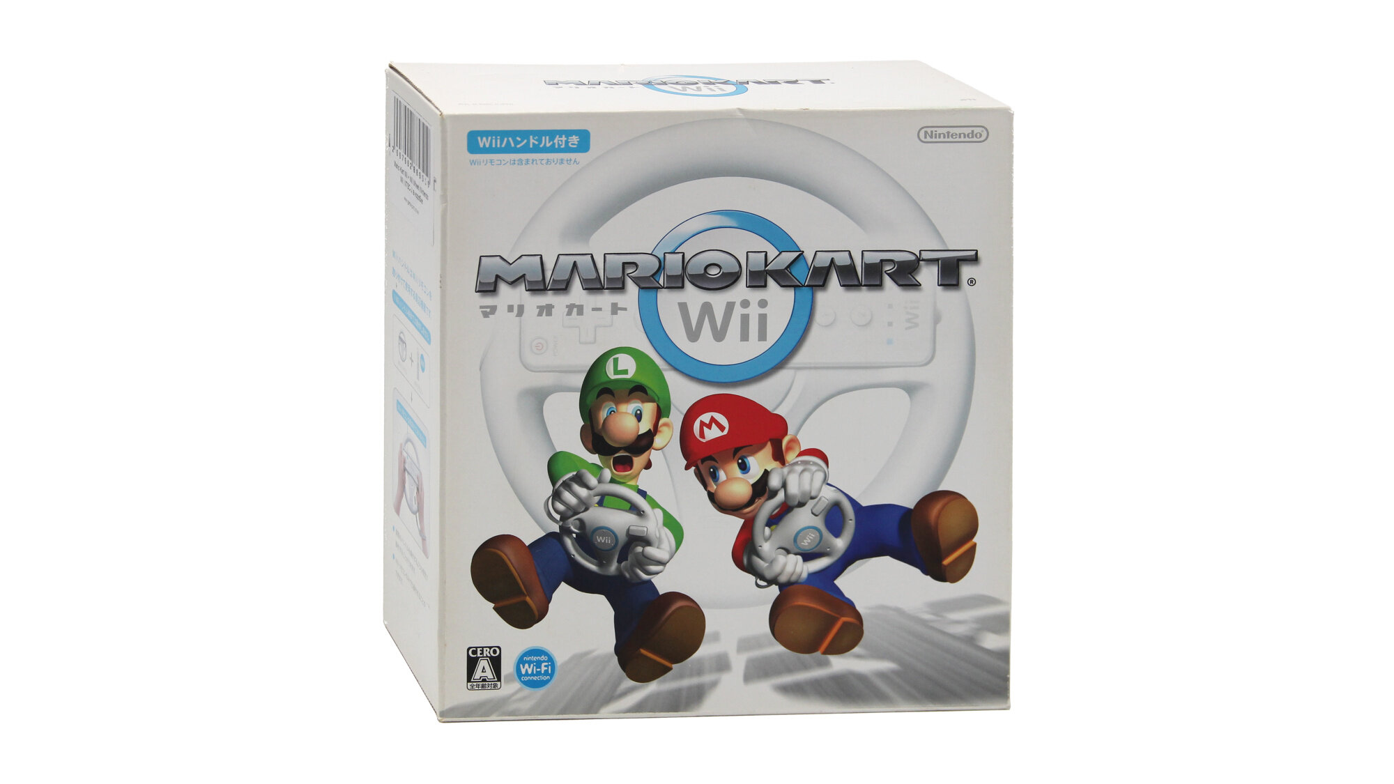 Mario Kart Wii + Wii Wheel (Nintendo Wii, NTSC-J) в коробке