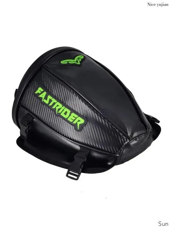 Мотоциклетная сумка FASTRIDER Black, на топливный бак, водонепроницаемая, черная