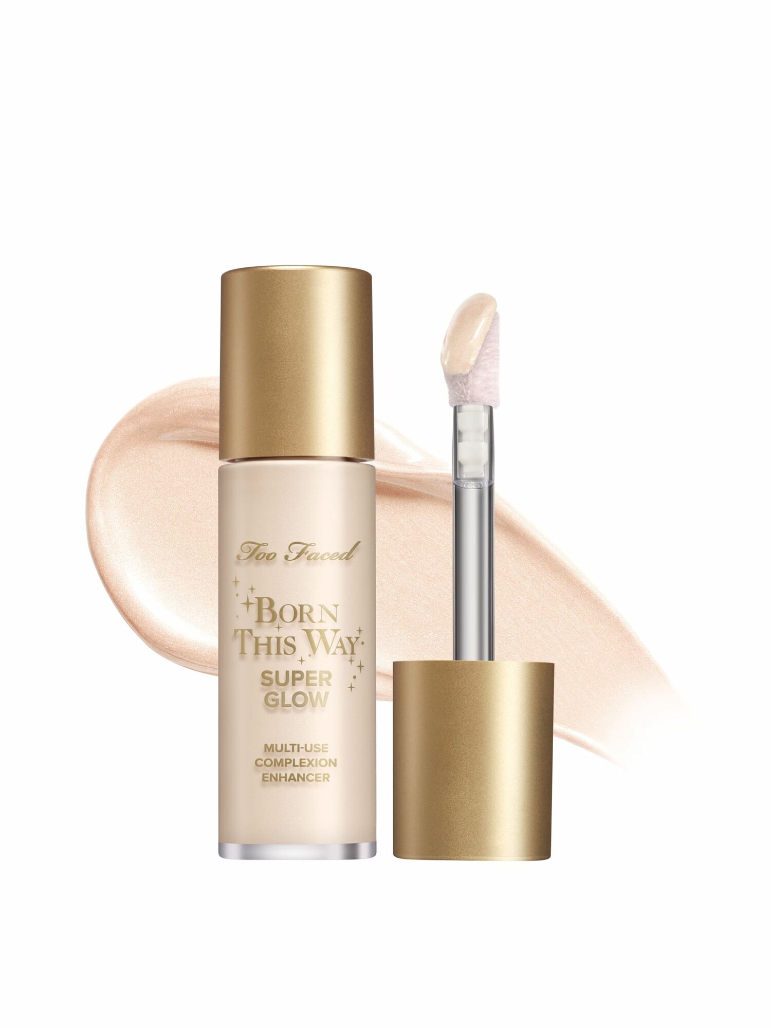 TOO FACED Мультифункциональный хайлайтер для лица Born This Way Super Glow (Opalescent)