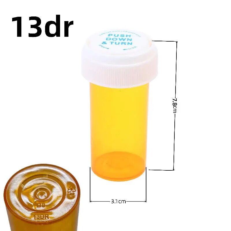 Пластиковые бутылки для таблеток 5/10/20 шт. 13dr 5pcs A