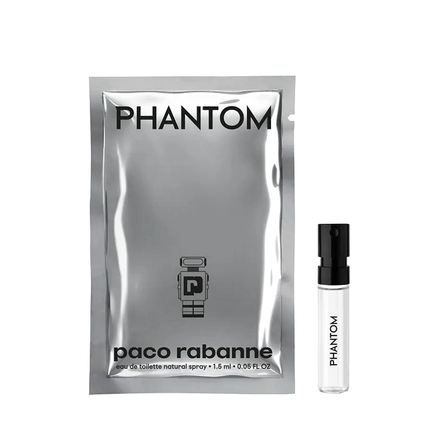 Мужская туалетная вода Пако Рабан Фантом 1.5 мл сэмпл - Paco Rabanne Phantom миниатюра парфюма