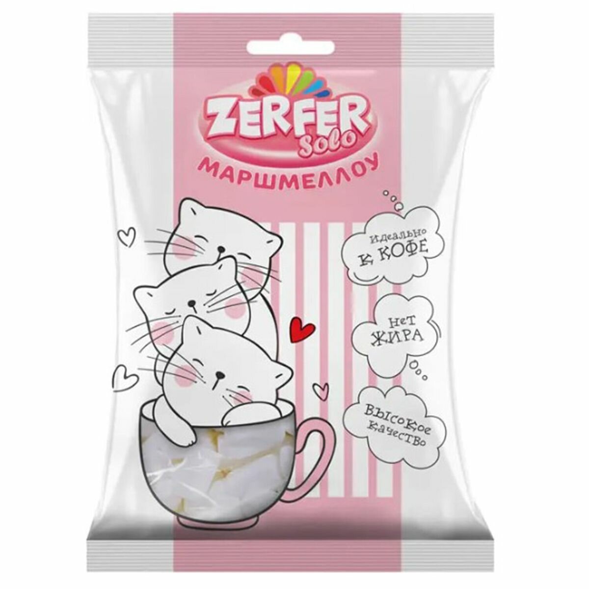 Маршмеллоу со сливочным вкусом ZERFER 65г, РРМ817 (РРМ817), 30 уп.