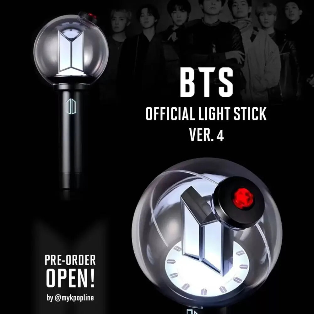 BTS официальная световая палочка для концертной версии Карнавальный реквизит светодиодными лампами праздничный подарок