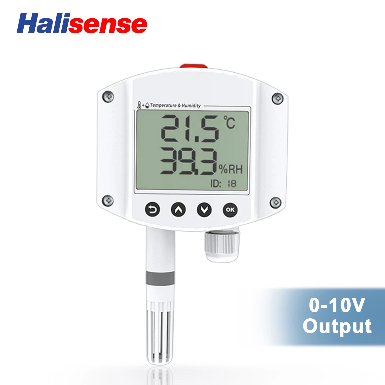 Датчик температуры и влажности Halisense SNTH01-IN-D-V10 0-10V