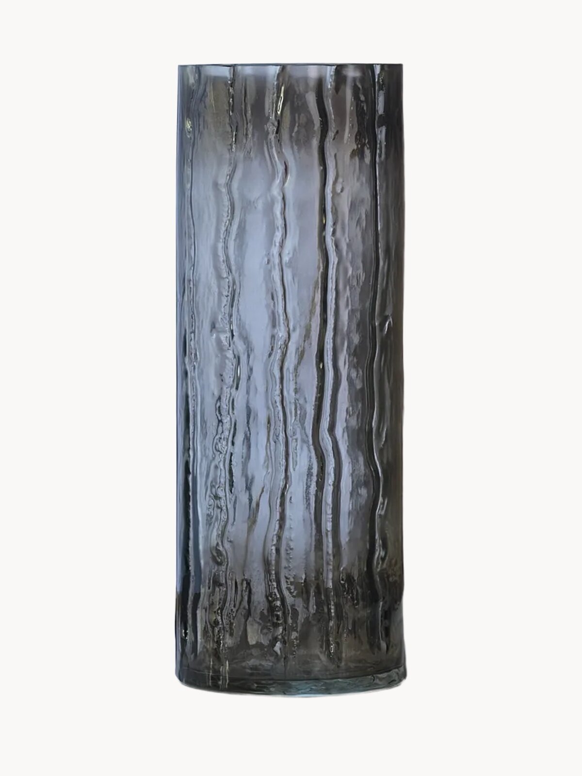 Ваза для цветов и сухоцветов высокая, декоративная интерьерная 3 л, 35 см, цвет дымка