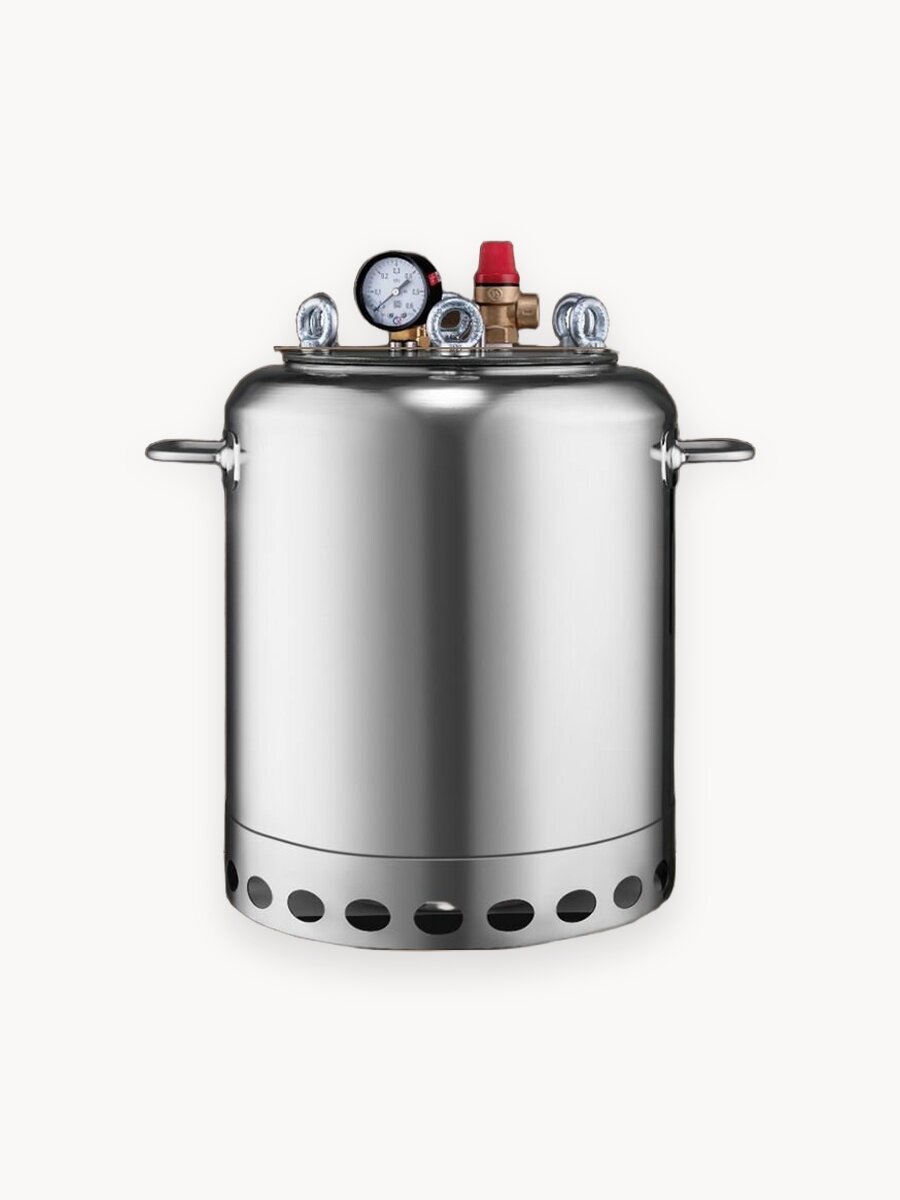 Автоклав "Домашний 24+" , серебристый, для консервирования, 24л