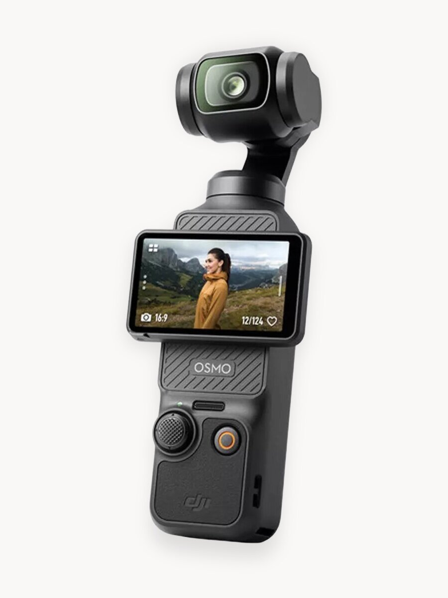 Экшн-камера DJI Osmo Pocket 3 Creator Combo, Видеокамера с 1' CMOS и видео 4K / 120 кадров в секунду, черный