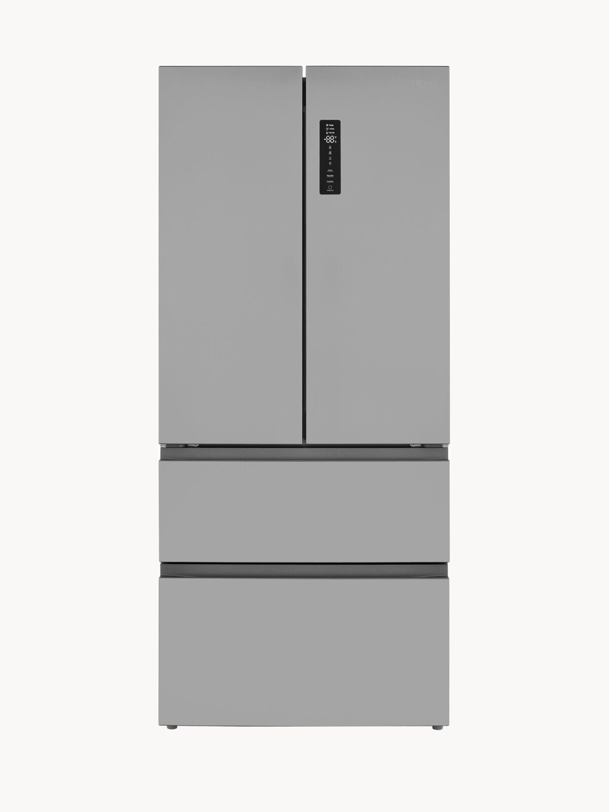 Холодильник комбинированный полувстраиваемый Slot-In Cross Door ZUGEL ZRCDI456X Стальной