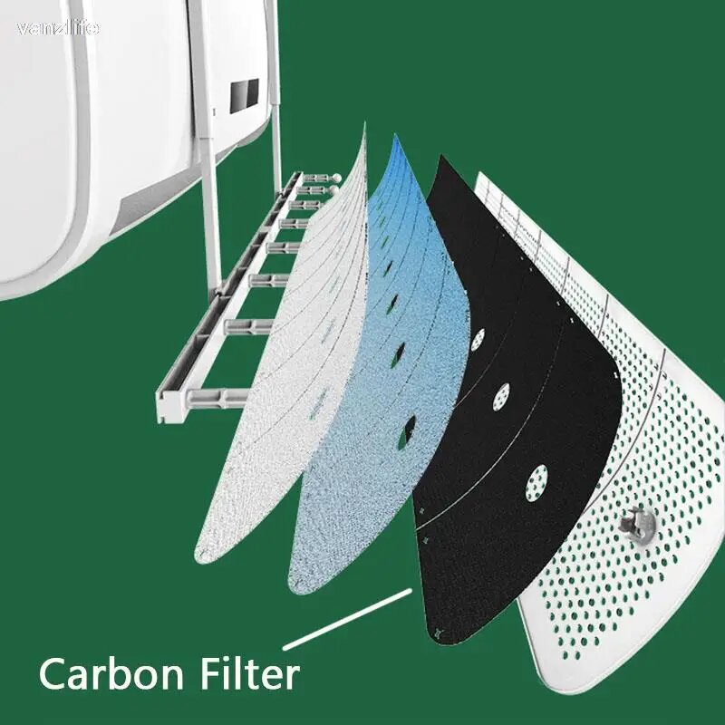 Перегородка для кондиционера, цвет: carbon filter