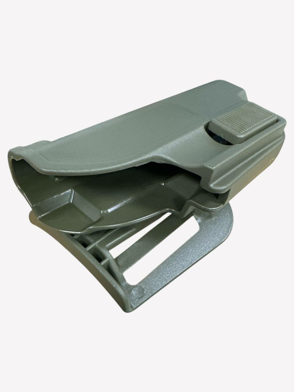 Пластиковая кобура Альфа с поясным креплением для пневматического пистолета МР-654, олива