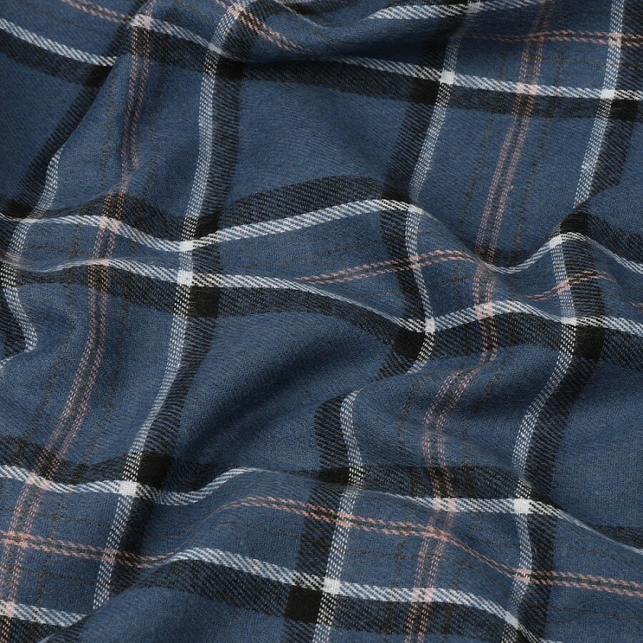 Ткань рубашечная фланель 150 г/м² 80% полиэстер, 20% хлопок шир.150 см TBY. Fl. T450 цв.450 уп.2м