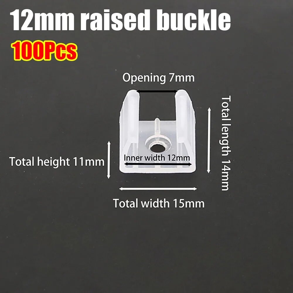 12мм зажим для ленты, 100шт, цвет: 100Pcs Style 3